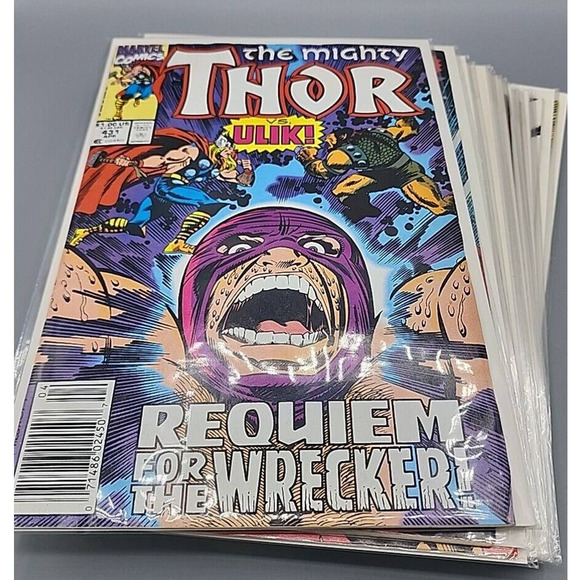 Marvel | Other | Thor Comic Book Lot Of 6 Books 431 And Up Thor Vs Ulik ...
